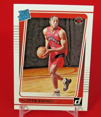 Scottie Barnes Rated Rookie RC 2021-22 Donruss Basketball #236 Raptors ...