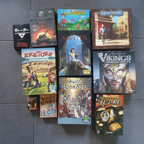 Modern/Hobby Board Game Bundle Job Lot - 51st State, Eketorp, Havana ...