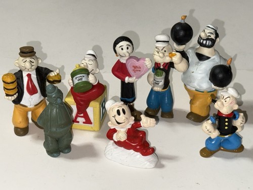 VINTAGE POPEYE PVC LOT 1980’s KFS WIMPY, OLIVE OYL, SWEE PEA, BLUTO, POPEYE *LOT | eBay