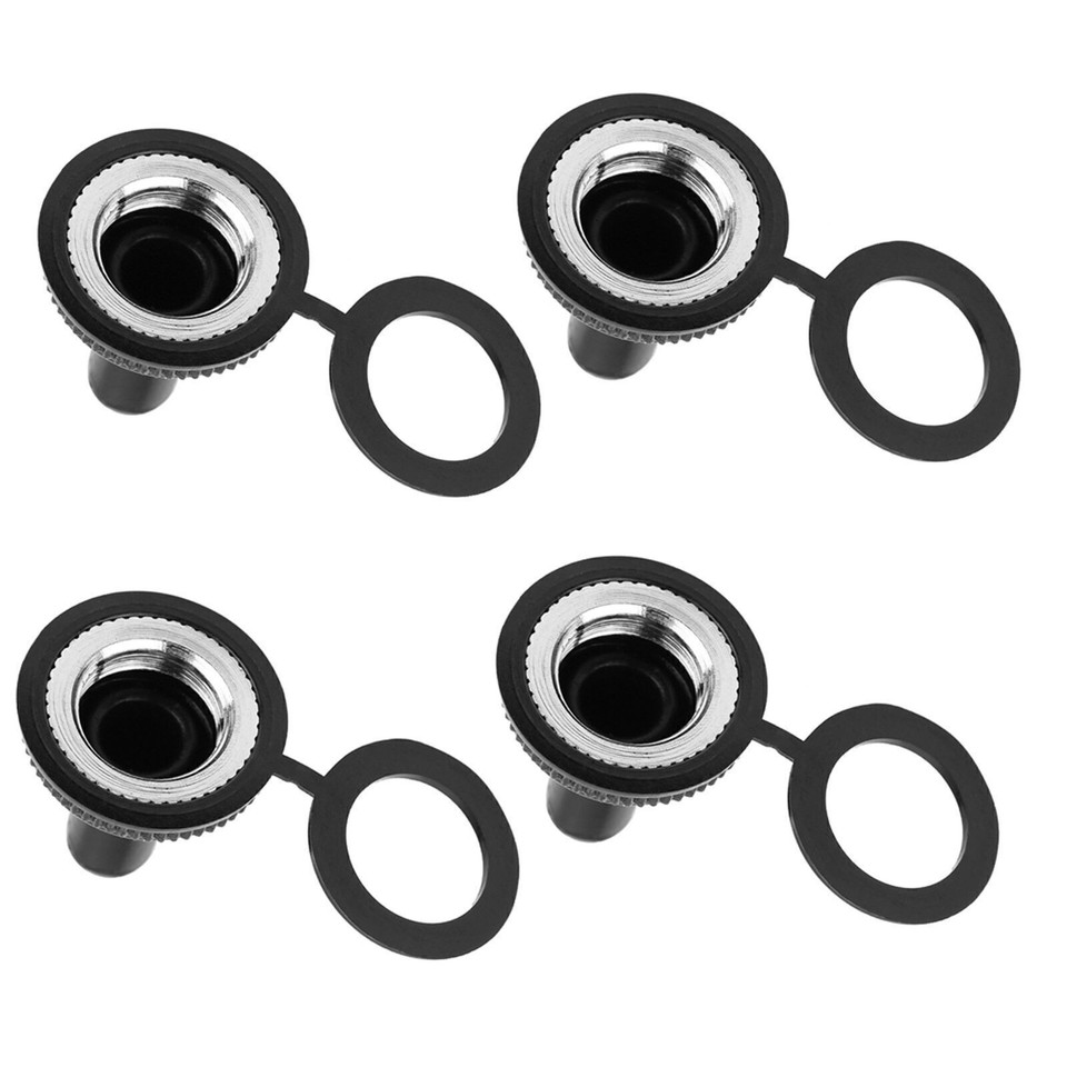 20Pcs 12mm Rocker Toggle Switch Waterproof Rubber Cap Boot Cover Black ...