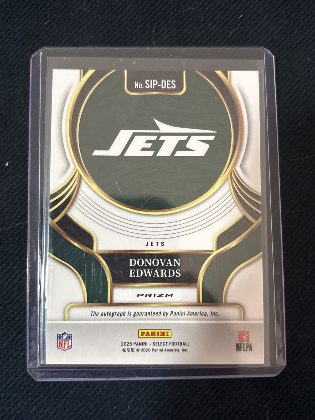 2025 Panini Select Donovan Edwards Auto RC Prizm SIP-DES | eBay