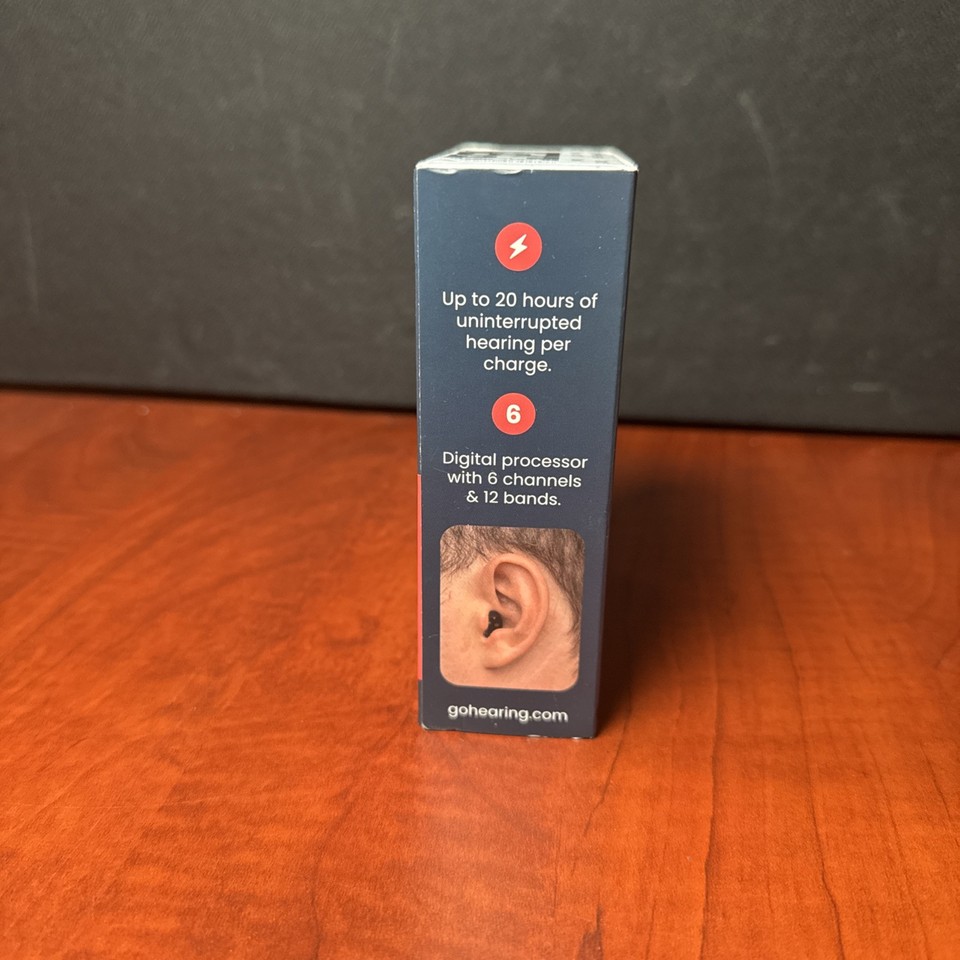 Go Hearing-Go Prime Rechargeable OTC Hearing Aids with Charging Case ...