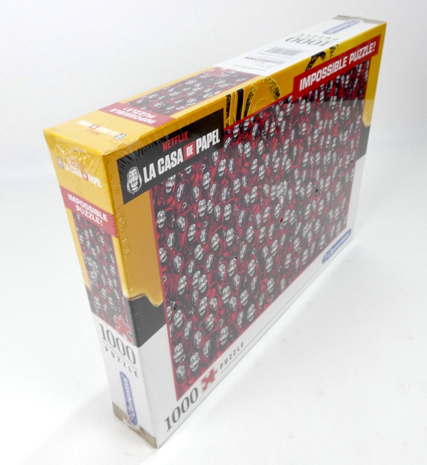 Clementoni 1000 Pcs Jigsaw Puzzle Impossible 'NETFLIX - LA CASA DE ...