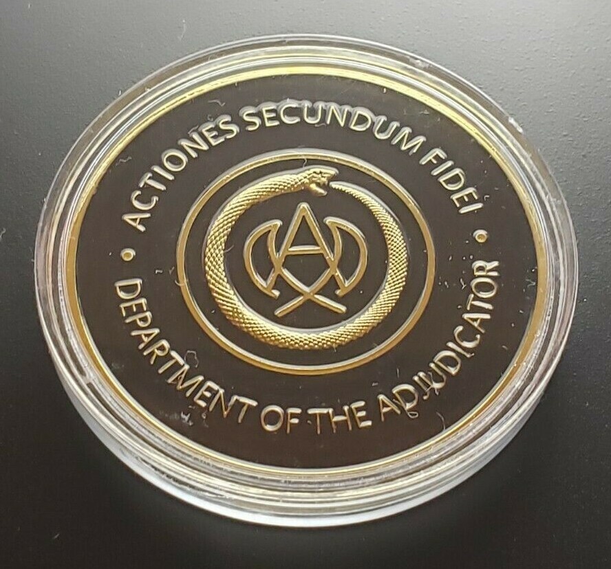 John Wick 3 Adjudicator Gold Coin High Quality Replica Movie Prop ...
