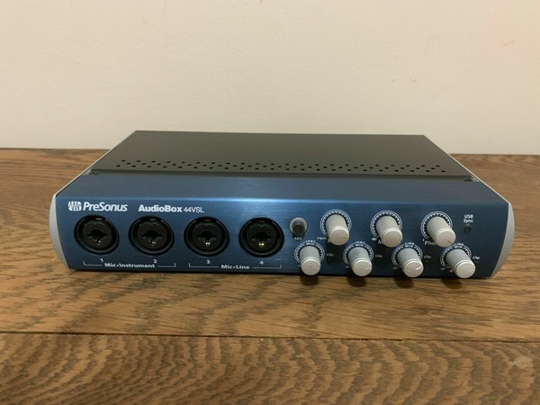 PreSonus AudioBox 44VSL 24-bit/96 kHz 4x4 USB 2.0 Audio Interface ...