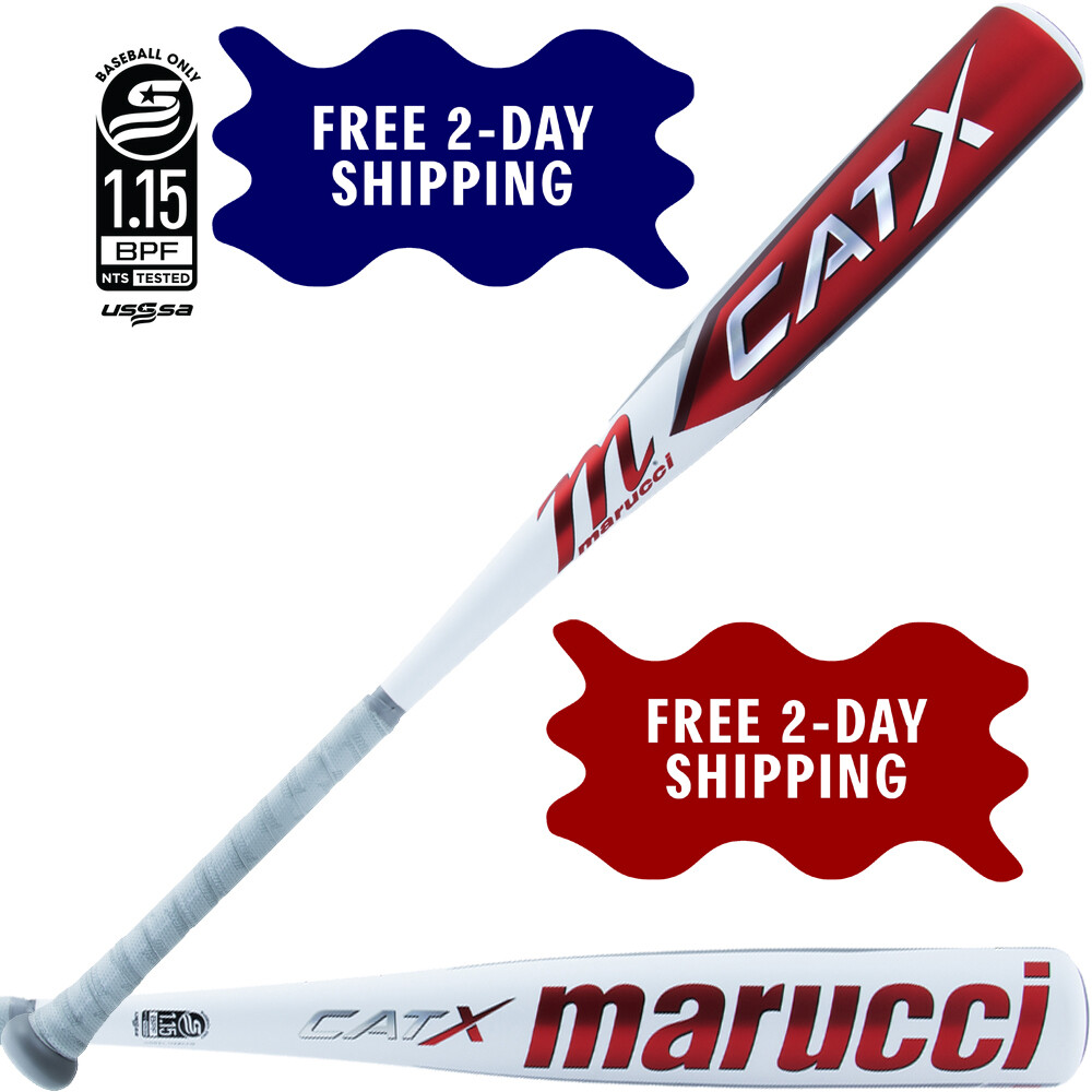 Marucci CatX -10 USSSA Travel Ball Baseball Bat - One-Piece Alloy Bat ...