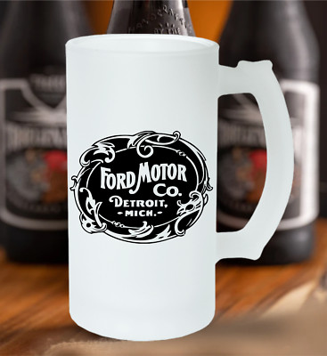 FROSTED BEER STEIN / FORD DETROIT | eBay Australia