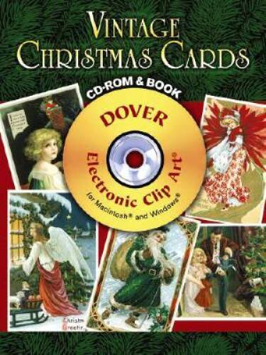 Vintage Christmas Cards CD-ROM and Book (Dover Electronic Clip Art ...