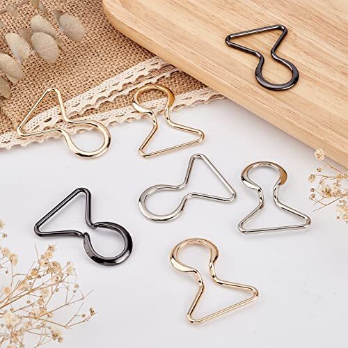 BENECREAT 6 Set 3 Colors Interlocking Metal Buckle, 2x1.6inch ...