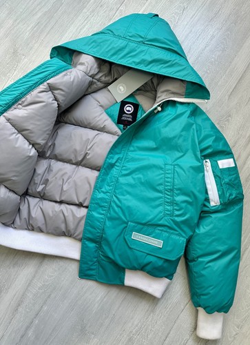 Men's CANADA GOOSE Chilliwack Down Puffer Bomber Jacket RARE Arctic ...
