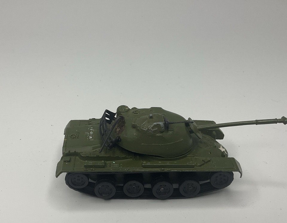 1970s ZYLMEX Hong Kong T412 PATTON US Military War WWII Tank Diecast ...