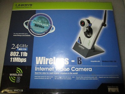 Linksys Wireless B Internet Video Camera - Model WVC11B - 2.4GHz 802 ...