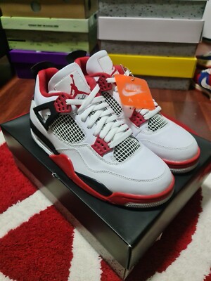 Jordan 4 Fire Red - Size 10 | eBay Australia