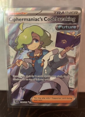 Ciphermaniac's Codebreaking Full Art 198/162 Temporal Forces - Pokemon ...