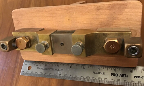 Shunt - Weston 500 AMP 50 MV - Nice Vintage copper/brass mounted for ...