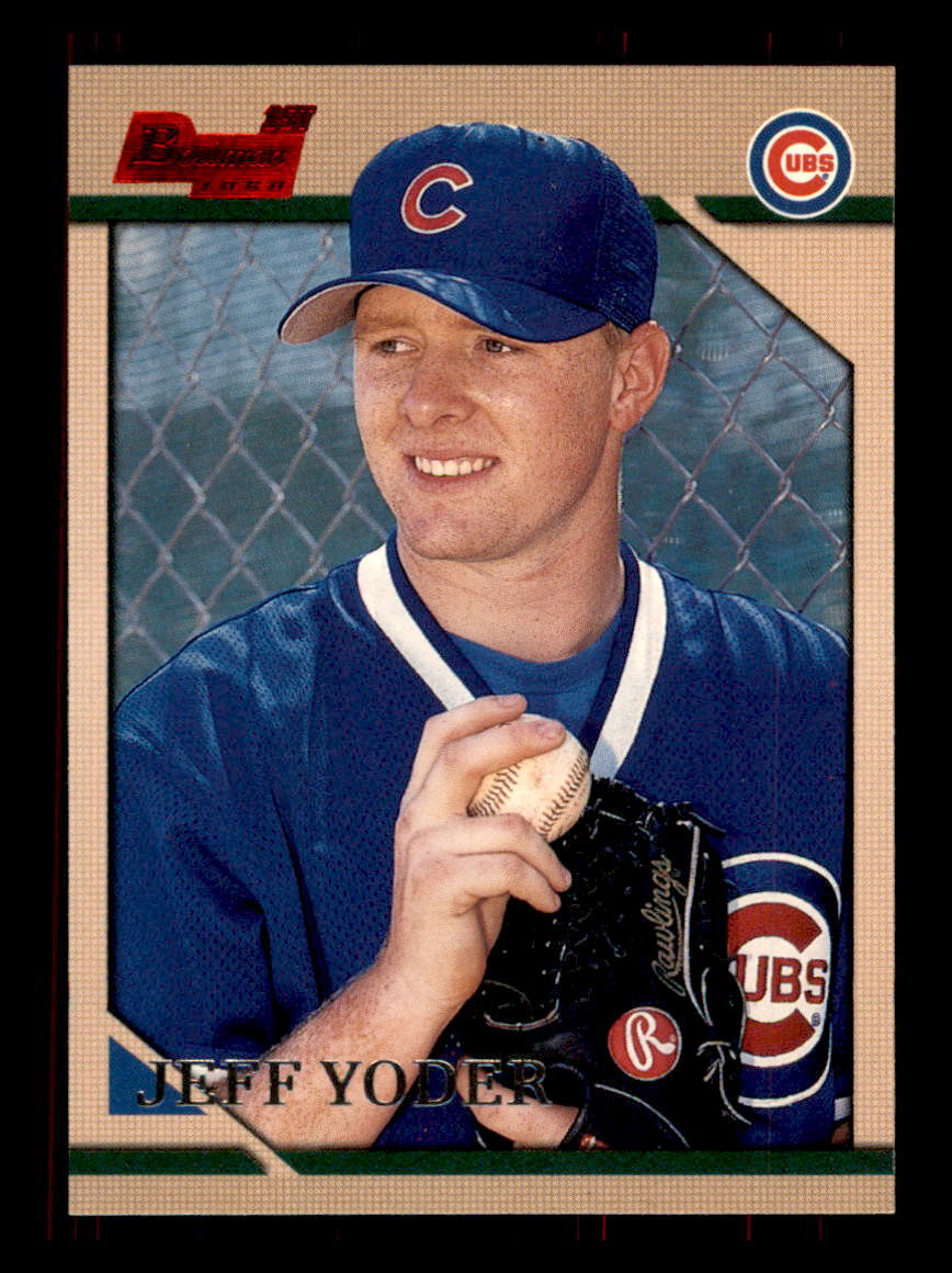 1996 Baseball Bowman Jeff Yoder Chicago Cubs #299 RC4 | eBay