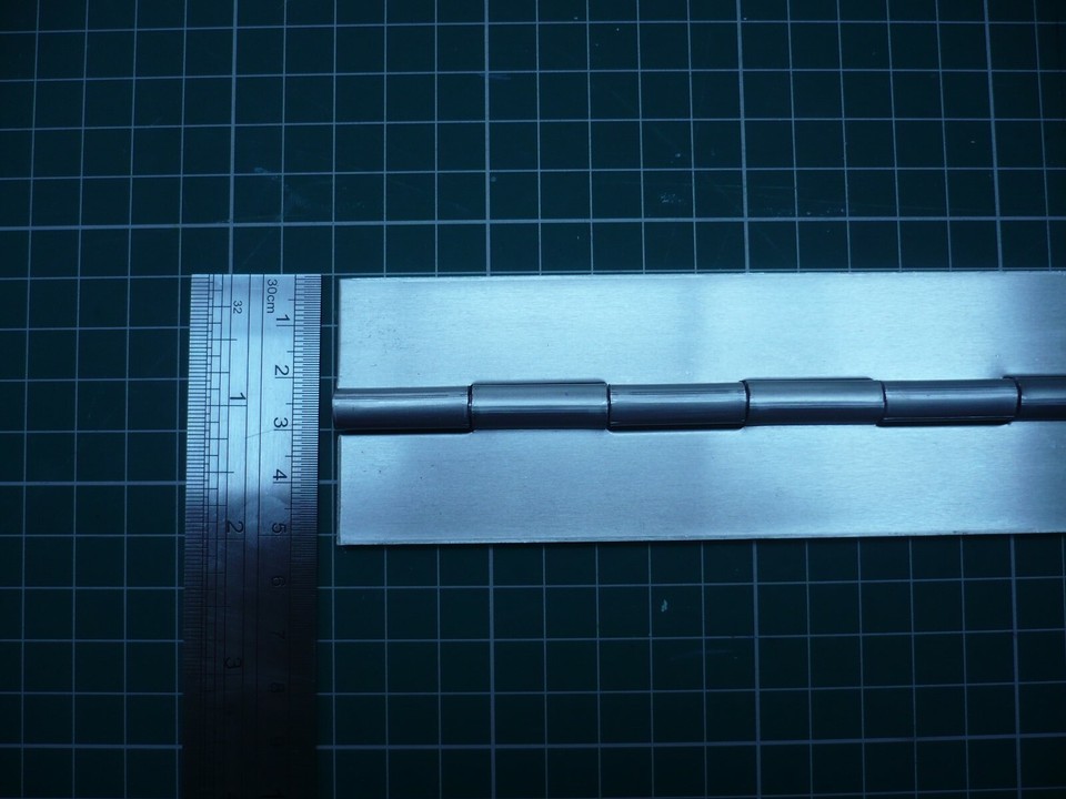 Aluminium Piano Hinge 50mm 2" Open Width Undrilled UK Product Quality ...