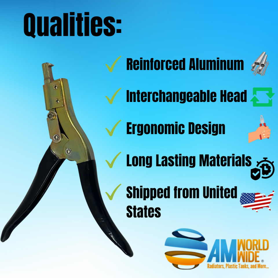 Opening Header Pliers for Car and Truck Radiator Tabs - Aluminum ...