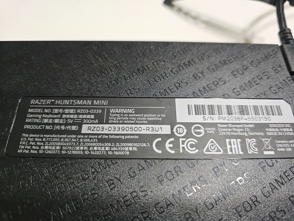 Razer Huntsman mini keyboard/Deathadder V2 mouse for gaming | eBay