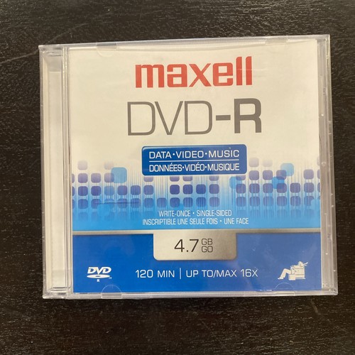 Maxell DVD-R 4.7GB Write-Once 16x Recordable Disc Lot of 6 | eBay