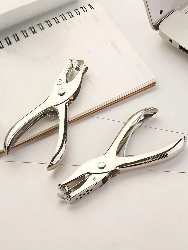 Hole Punch Metal Hand Held One Single Hole Paper Puncher 6mm | eBay UK