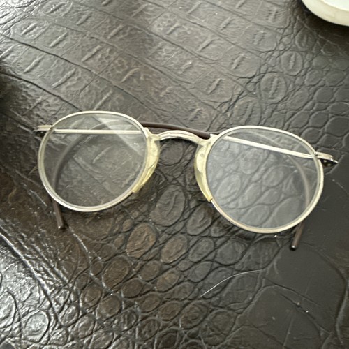 RARE VTG Cesco 24 Mesh Folding Safety Glasses Round Lenses Steampunk ...