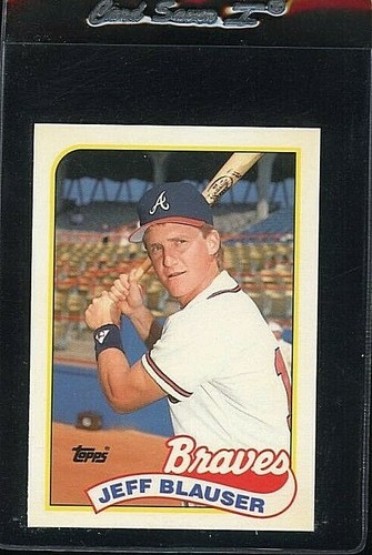 1989 TOPPS TIFFANY #83 JEFF BLAUSER ROOKIE RC ATLANTA BRAVES | eBay