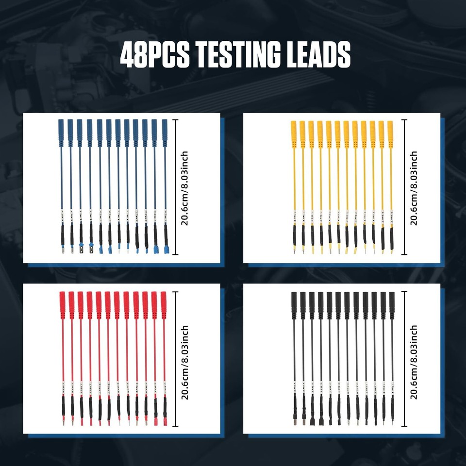 68 PCS Automotive Circuit Test Lead Kit,Multimeter Test Leads Set ...