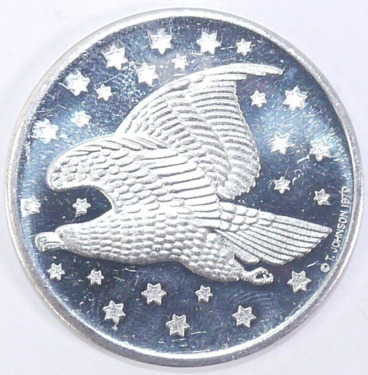 Vintage Good Luck Token Freedom America Indian Flying Eagle Design T ...