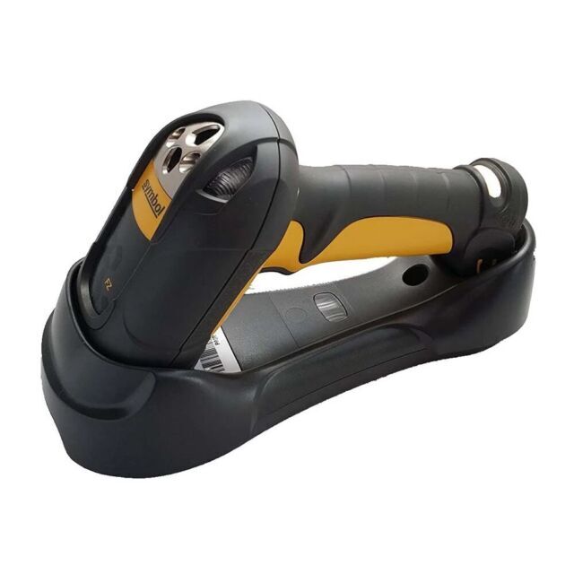 Zebra LS3578-FZ Cordless Barcode Scanner with Bluetooth Charging Cradle ...