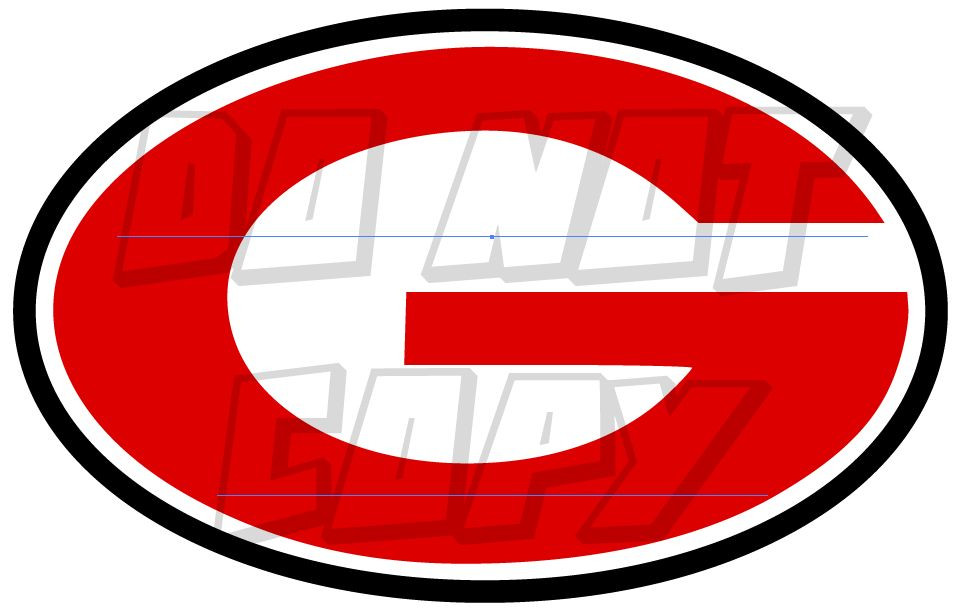 Georgia Bulldogs Football Vinyl Decal stickers - G and Circle with G ...