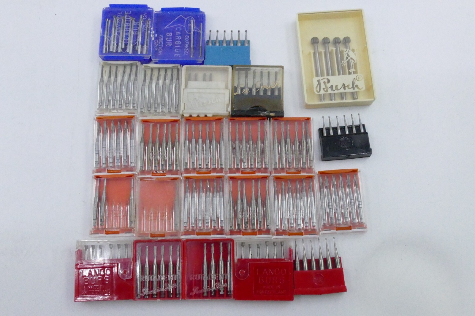 MEISINGER BUSCH UND ANDERE BOHRER FRÄSER 128 Stück INSOLVENZ ZAHNARZT ...