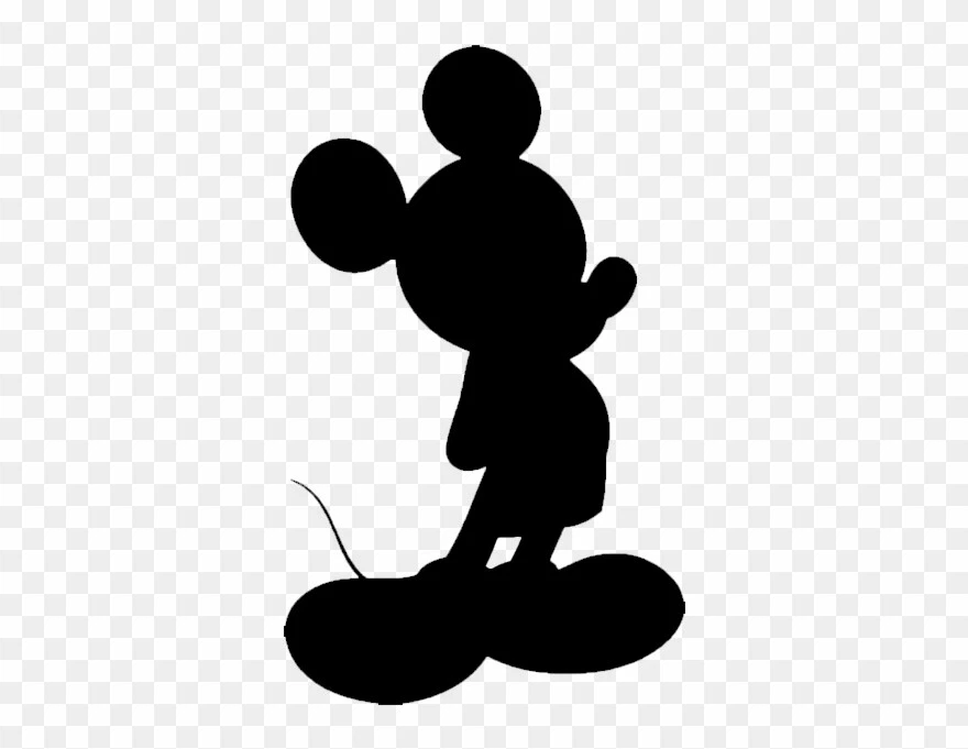 Mickey Mouse Silhouette Pattern