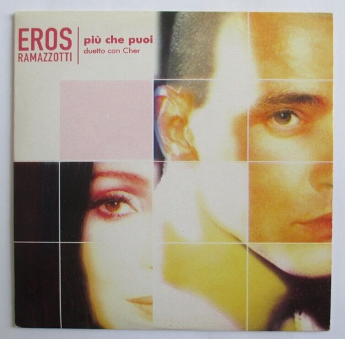 EROS RAMAZZOTTI & CHER - RARE CD SINGLE "PIU CHE PUOI" - REMIX | eBay