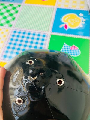 Inflatable latex mask ball inflatable hood one lock zip 0.4mm | eBay