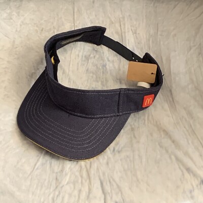 McDonald’s Employee Crew Member Denim Visor SnapBack Hat | eBay