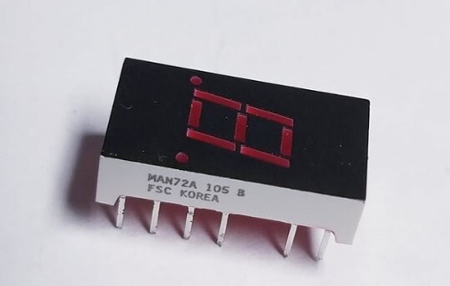 MAN72A MAN 72a 7-segment DIP Common Anode Red LED display NOS X 2 ...