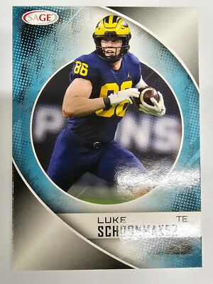 Sage 2023 High Series LUKE SCHOONMAKER Rookie Football Card #145 ...