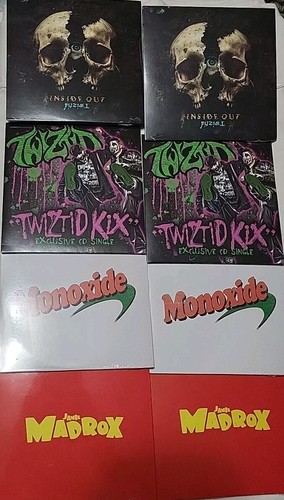 Twiztid Monoxide Madrox Lot Of 8 Sealed CDs KIX INSIDE OUT DIRT ...