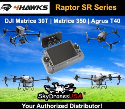 4Hawks Raptor SR Antenna | DJI RC Plus | Matrice 30T / 350 | AgrusT40 ...
