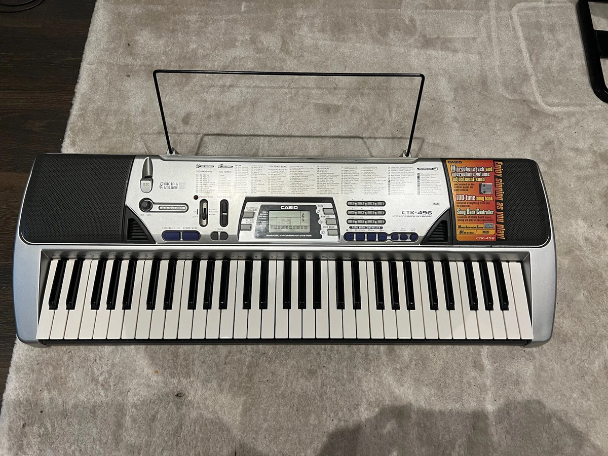 Used Casio CTK-496 Keyboard 61-Key, 55% OFF Used Casio CTK-496 Keyboard 61-Key, 55% OFF
