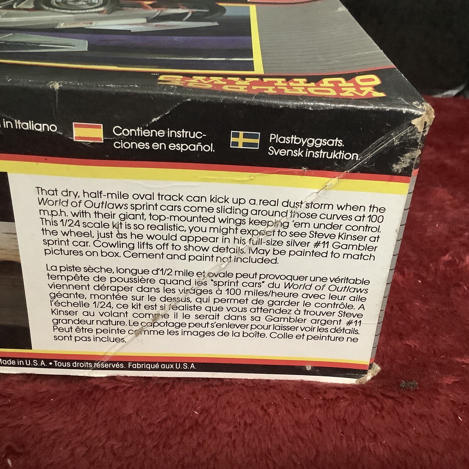 Monogram Steve Kinser 11 World of Outlaws Coors Sprint Car Model Kit ...