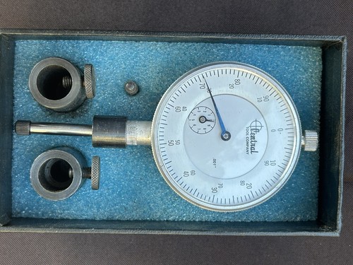 CENTRAL TOOLS 001”MAGNETIC DIAL INDICATOR SET | eBay