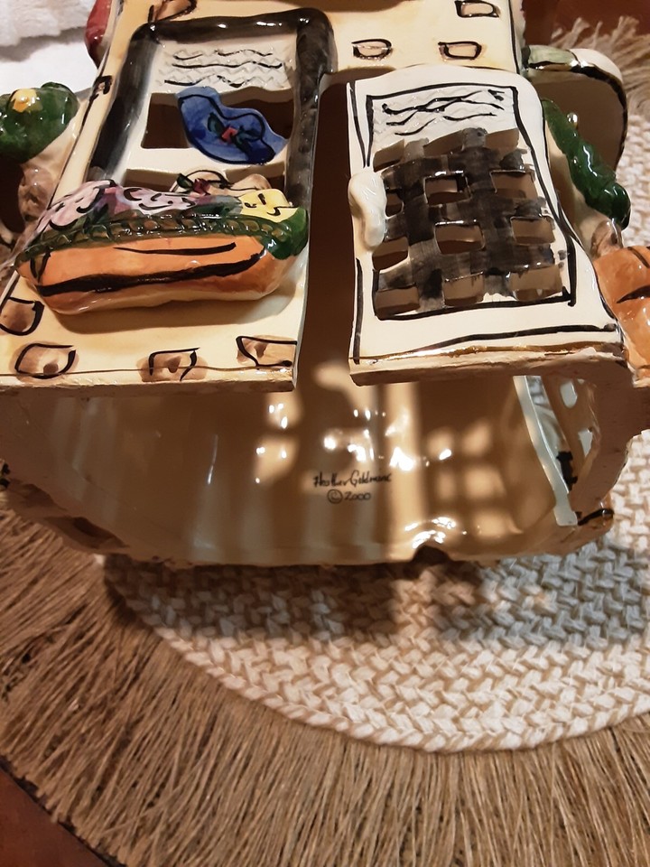 French Cafe Ceramic Collectible Art, By Heather Goldminc & Blue Sky Clayworks | eBay