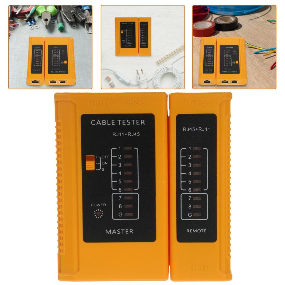 RJ45 Cable Tester Network Cable Tester Ethernet Wire Test Tool Cable ...
