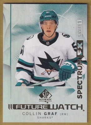 2024-25 SP Authentic Spectrum FX #S45 Collin Graf RC - BOUNTY ...