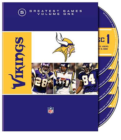 NFL Minnesota Vikings 5 Greatest Games DVD Football 883929078516 | eBay