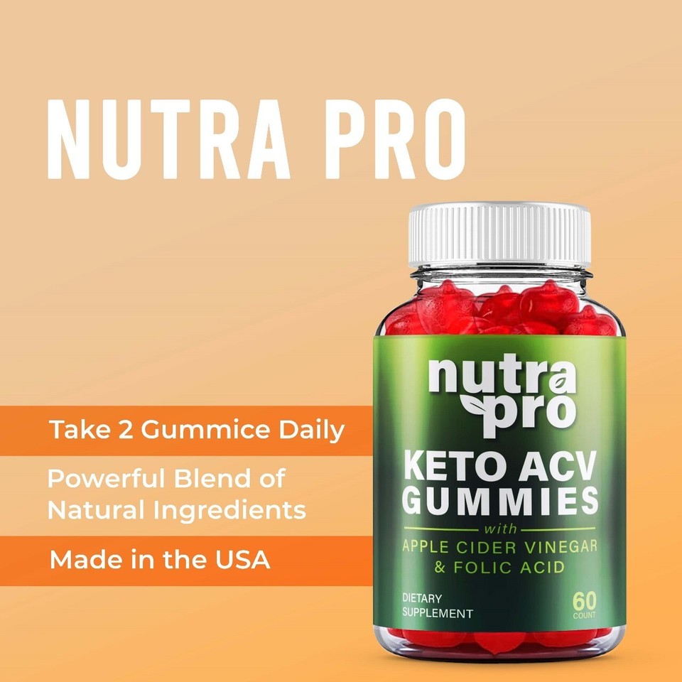 Nutra Pro Keto ACV Gummies, Max Strength Premium Formula, NutraPro ACV ...