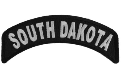 BRAND NEW SOUTH DAKOTA STATE ROCKER BIKER IRON ON PATCH | eBay
