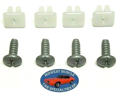 GM GMC Front Rear Bumper License Plate Holder Frame Bolts & Nuts ...